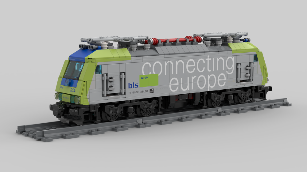 LEGO MOC Electric Cargo Locomotive by Oninino | Rebrickable - Build ...