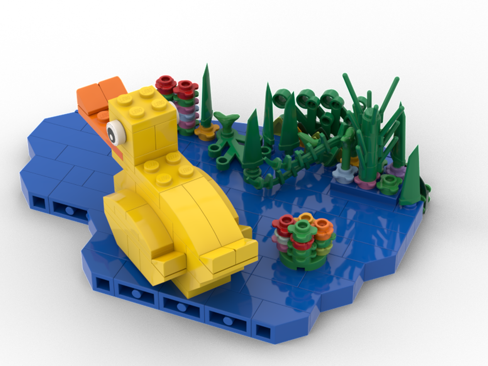 LEGO MOC Duck pond by noggels | Rebrickable - Build with LEGO