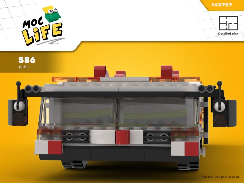 LEGO MOC Douglas push back by MocLife | Rebrickable - Build with LEGO