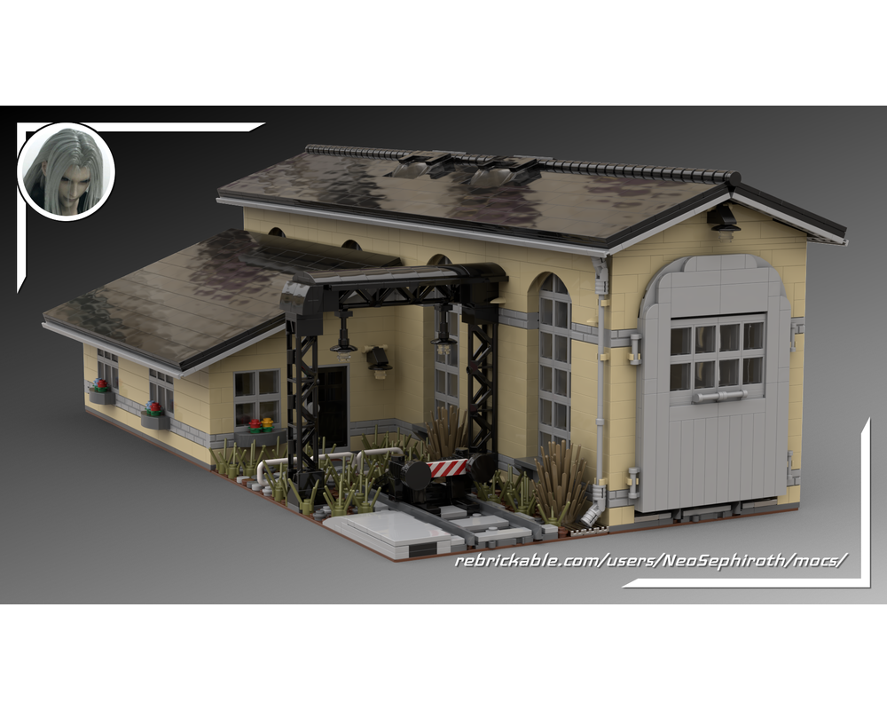 LEGO MOC Locomotive shed by NeoSephiroth | Rebrickable - Build with LEGO