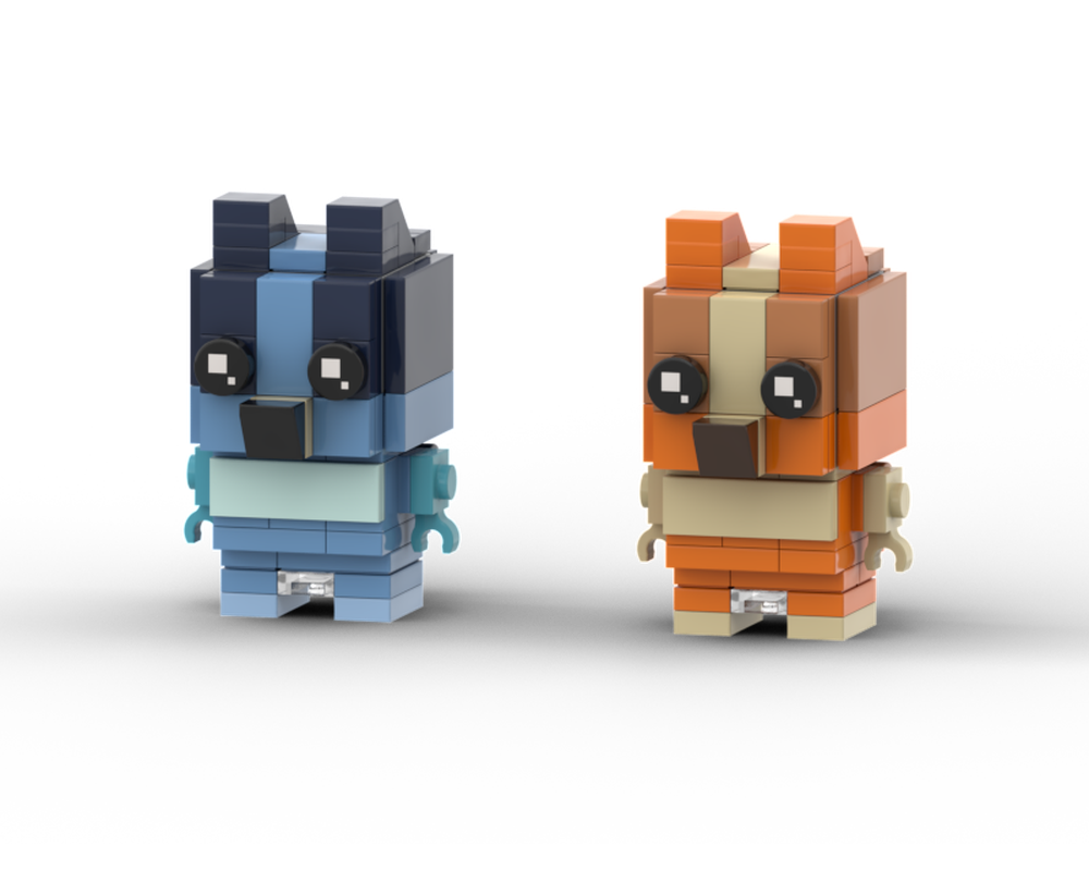 LEGO MOC Brickheadz - Bluey & Bingo (Bluey) by PatrickStarGames ...