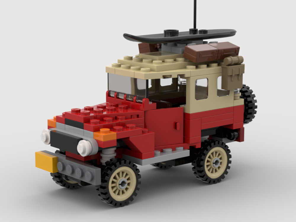 Lego Moc Toyota Fj 40 V2 Final By Omardib21 Rebrickable Build With Lego