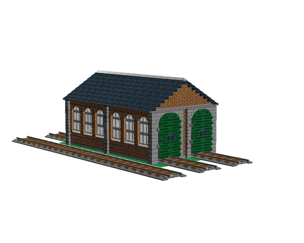 LEGO MOC Engine Shed by mikalagrand | Rebrickable - Build with LEGO