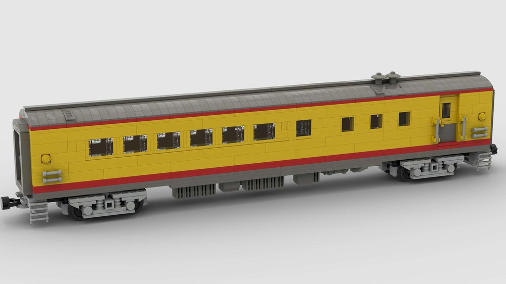 LEGO MOC Union Pacific Diner Coach by Barduck | Rebrickable - Build ...