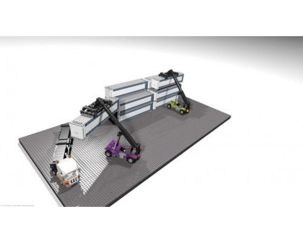 LEGO MOC Reachstacker for Containers by Pehter | Rebrickable - Build ...