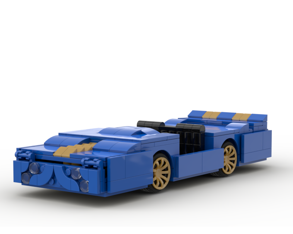 LEGO MOC Blue car by bricksoul | Rebrickable - Build with LEGO