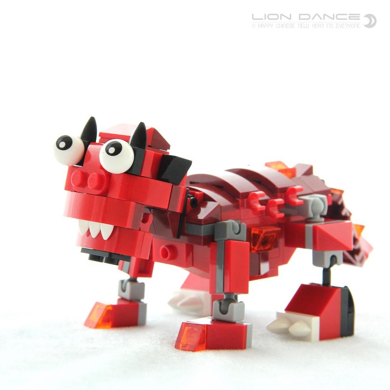 LEGO MOC Lion Dance by dvdliu | Rebrickable - Build with LEGO