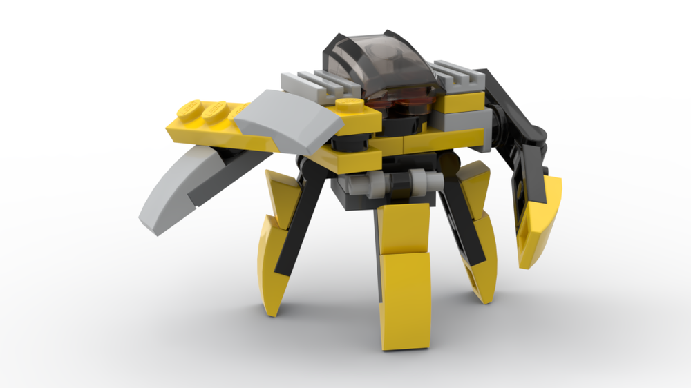 Lego Moc 31014 Three Legged Droid By Dujk Rebrickable Build With Lego
