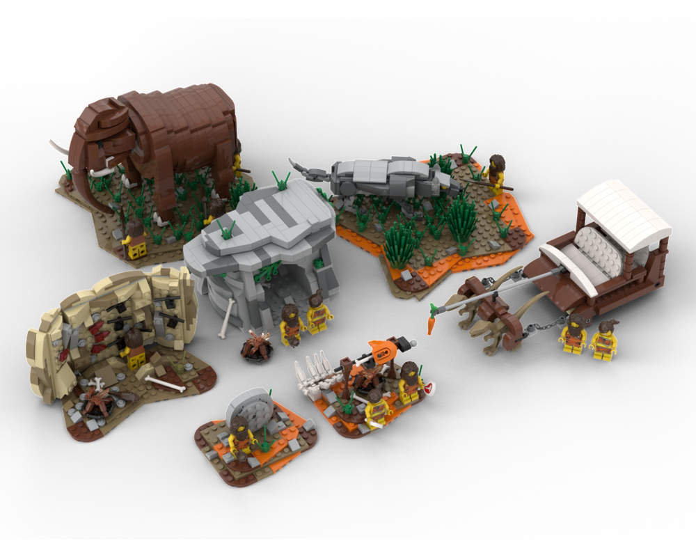 LEGO MOC Caveman theme set | Including 7 MOCs by gabizon | Rebrickable ...