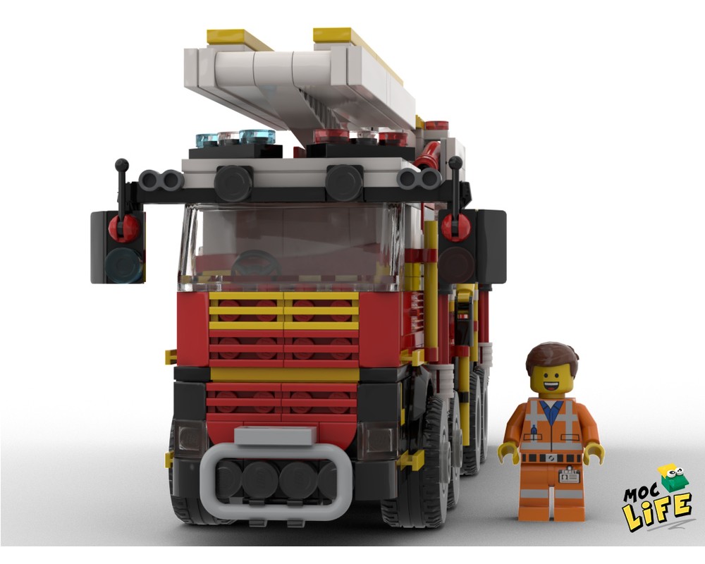 LEGO MOC Scania P400 Australian fire engine by MocLife | Rebrickable ...