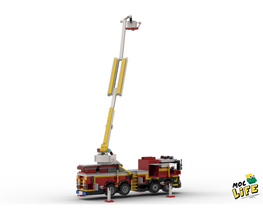 LEGO MOC Scania P400 Australian fire engine by MocLife | Rebrickable ...