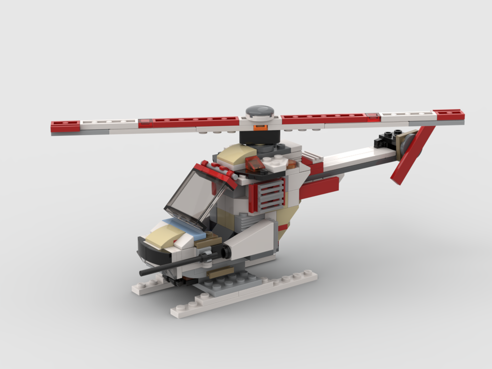 LEGO MOC 60182 - Helicopter by KlintIsztvud | Rebrickable - Build with LEGO