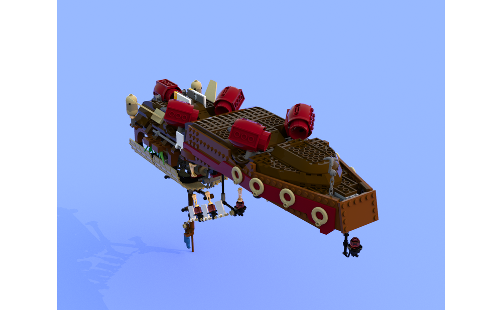 LEGO MOC Junker Airship by 8bitBuilder | Rebrickable - Build with LEGO