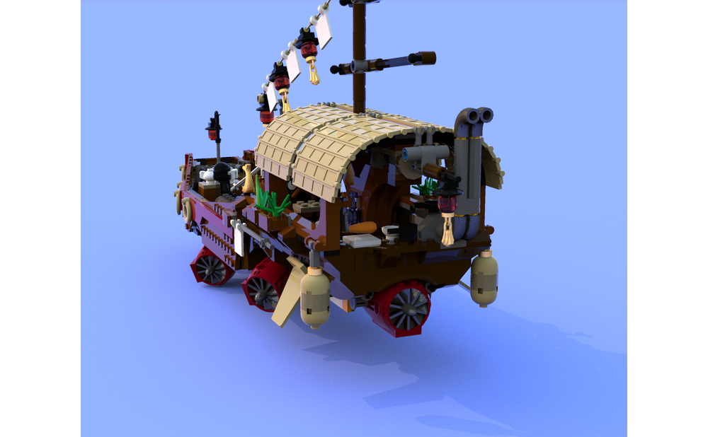LEGO MOC Junker Airship by 8bitBuilder | Rebrickable - Build with LEGO