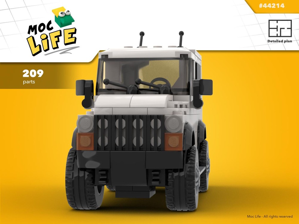 LEGO MOC Mercedes G63 by MocLife | Rebrickable - Build with LEGO