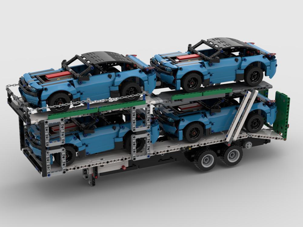 LEGO MOC Car Transporter Carrier Semi Trailer for 42078 Mack Anthem by ...