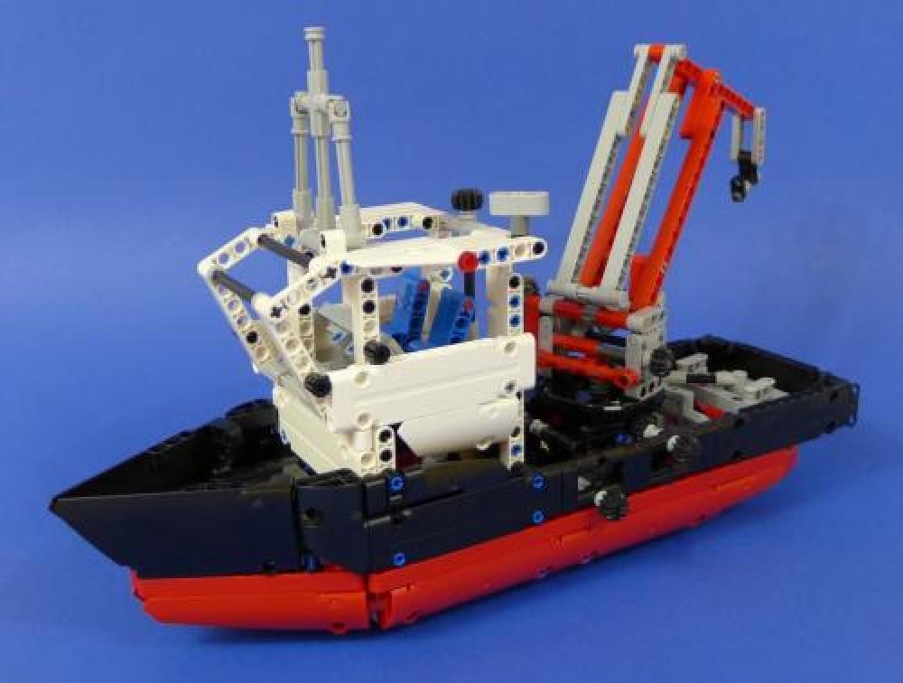 LEGO MOC 8839 Supply Ship studless by M_longer | Rebrickable - Build ...