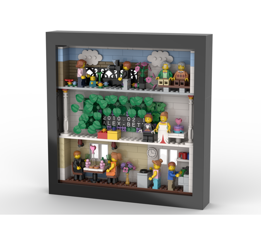 LEGO MOC Lego Frame - Our Love Story by beewiks | Rebrickable - Build ...