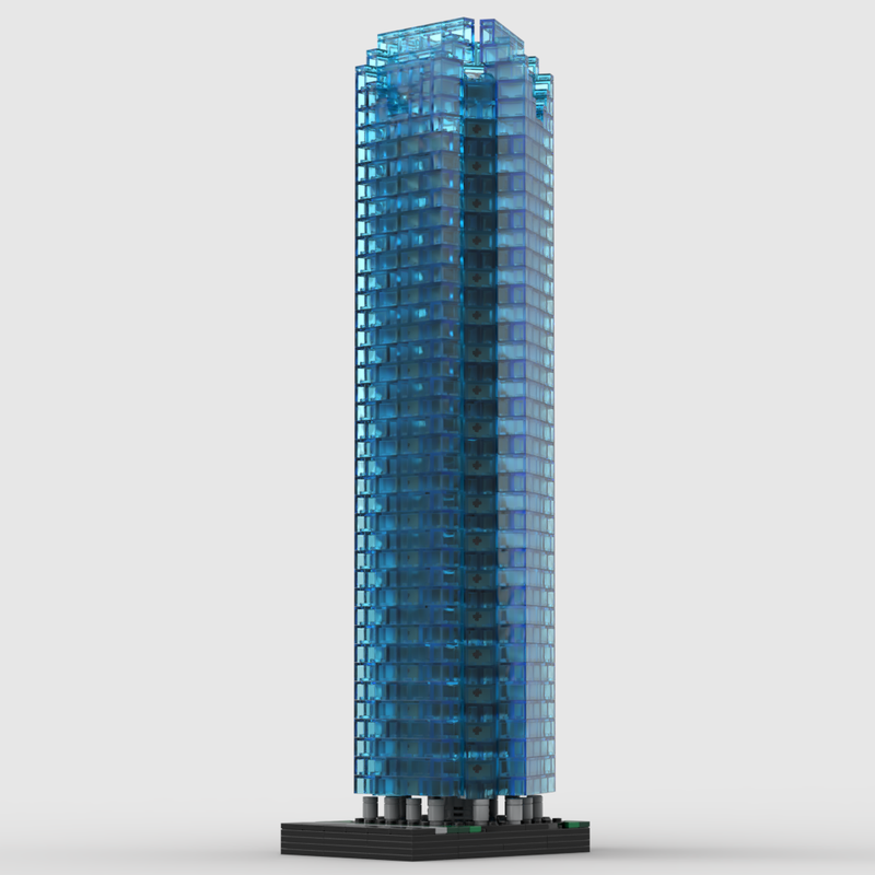LEGO MOC Devon Tower at 1/650th Scale by FunnyTacoBunny | Rebrickable ...