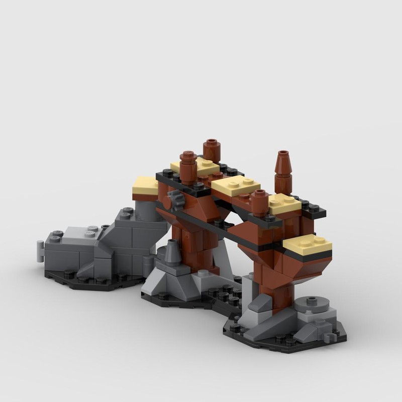 LEGO MOC Ninjago Unstable Bridge by Samu | Rebrickable - Build with LEGO