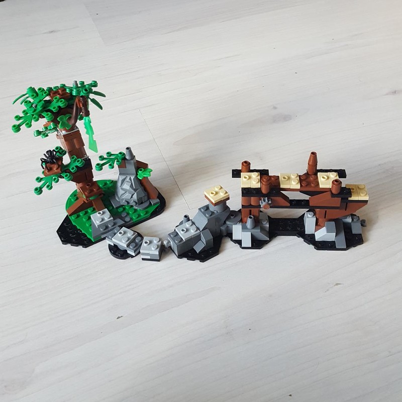 LEGO MOC Ninjago Unstable Bridge by Samu | Rebrickable - Build with LEGO