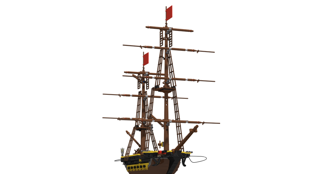 LEGO MOC Brig by LBBDE | Rebrickable - Build with LEGO
