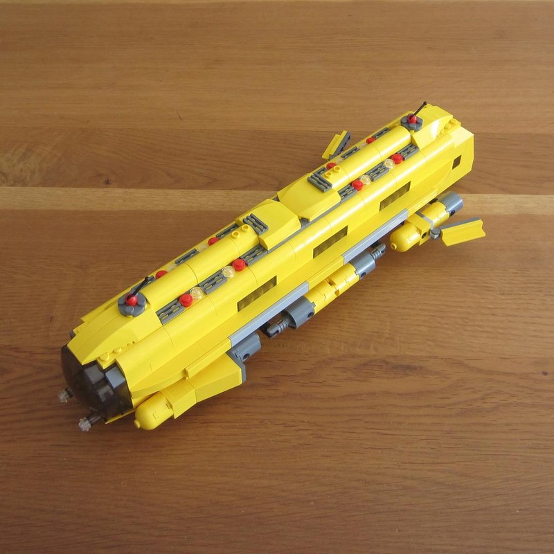 Lego Moc 4888 Submarine Lambda 03 By Drosse Rebrickable Build With Lego