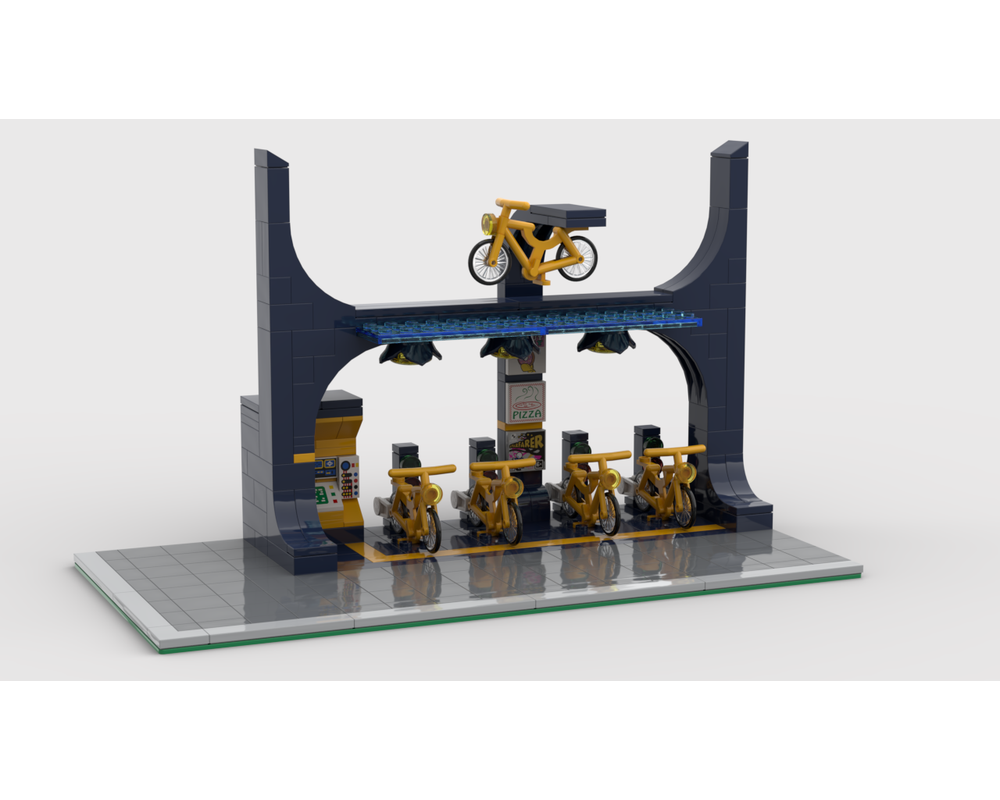 LEGO MOC Bright Light Bike - Self Service Bike Rental Small by zero_g ...