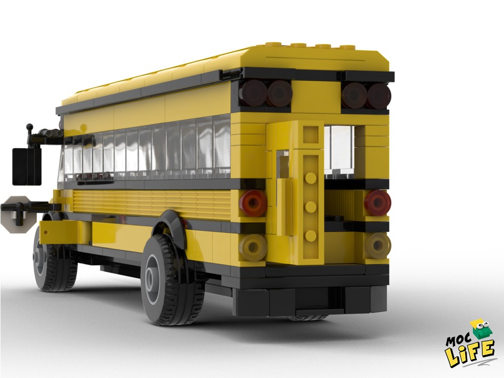 LEGO MOC North American school bus by MocLife | Rebrickable - Build ...