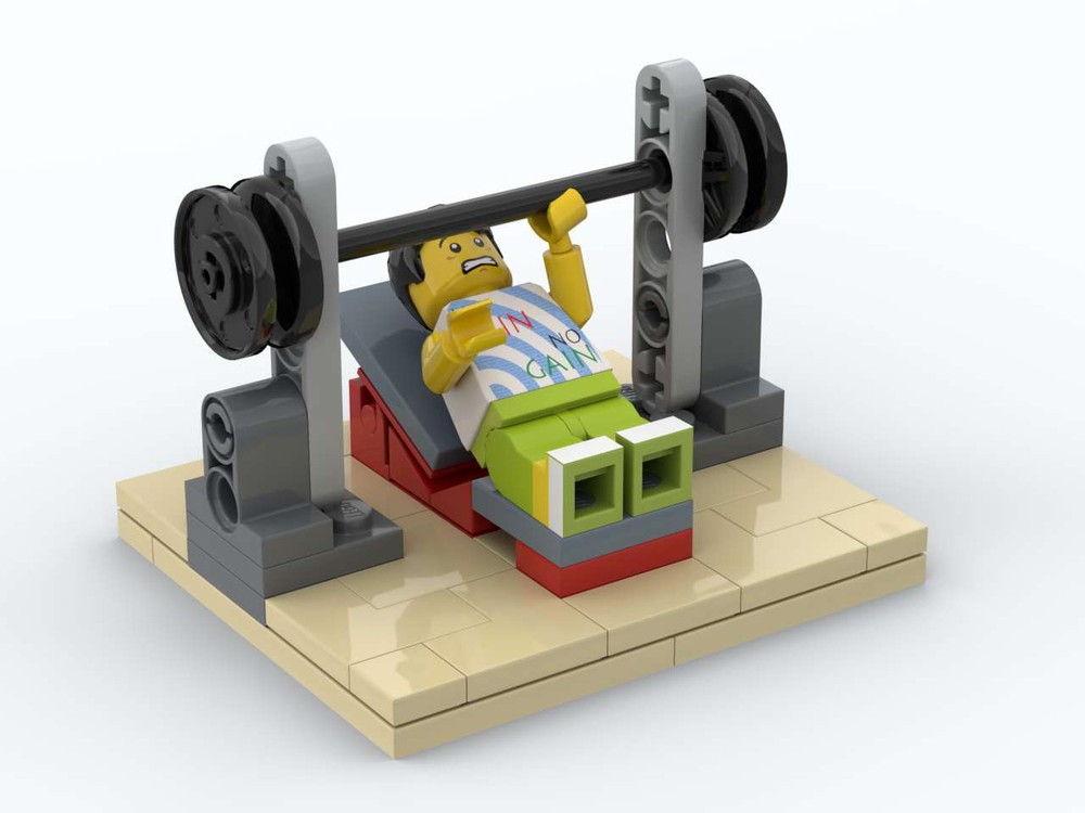 LEGO MOC Chest press by l_hendriksen | Rebrickable - Build with LEGO