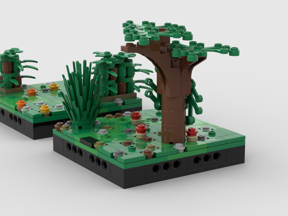 LEGO MOC Modular Forest and Grass Tiles by MajorBird | Rebrickable ...