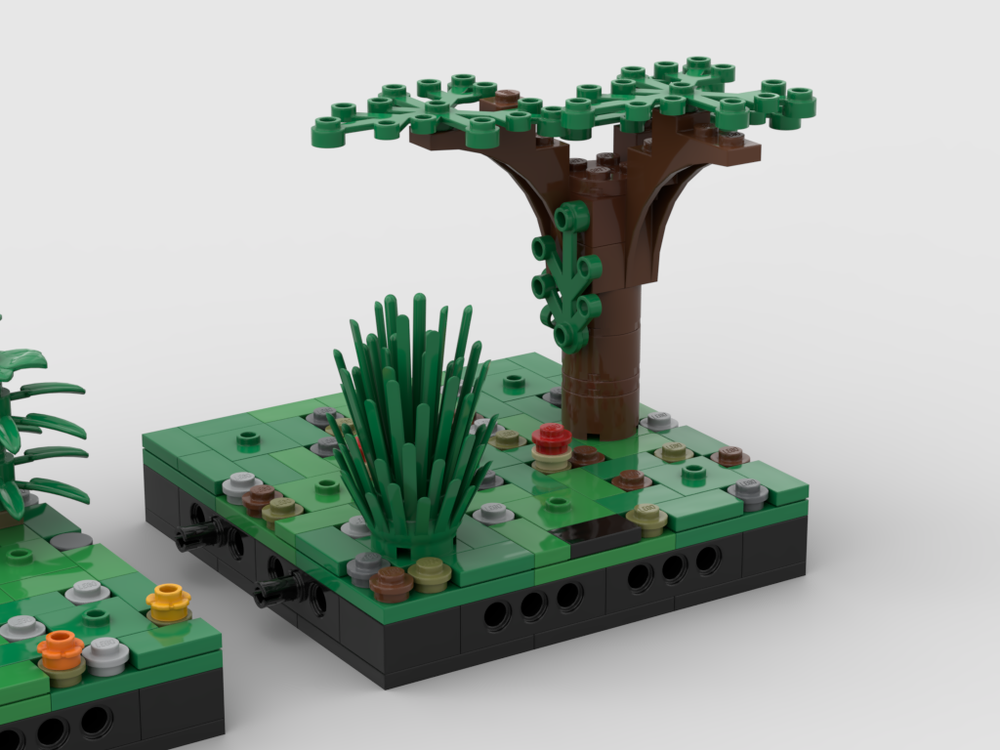 LEGO MOC Modular Forest and Grass Tiles by MajorBird | Rebrickable ...