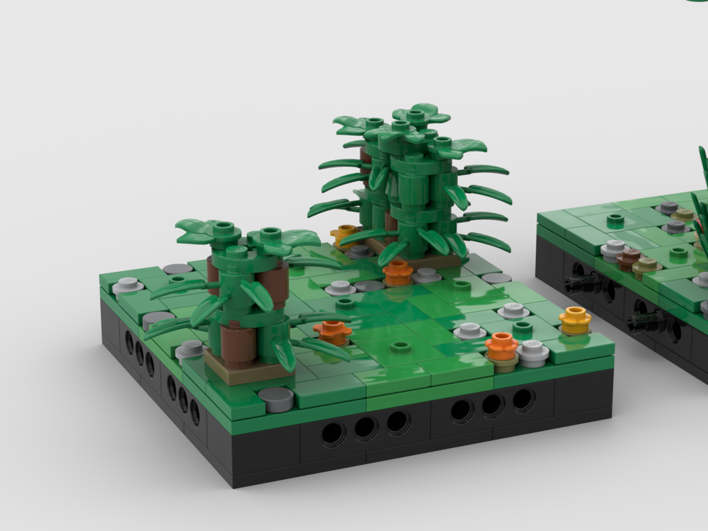 LEGO MOC Modular Forest and Grass Tiles by MajorBird | Rebrickable ...