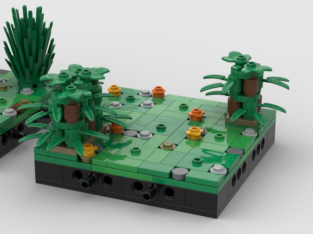 LEGO MOC Modular Forest and Grass Tiles by MajorBird | Rebrickable ...
