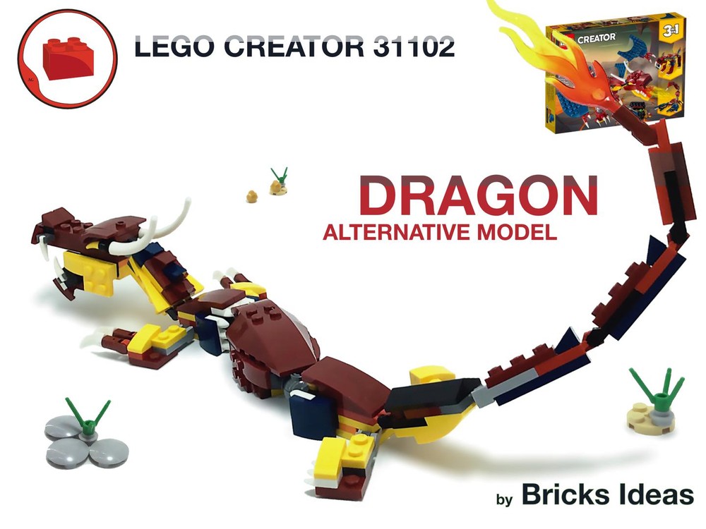 LEGO MOC Dragon MOC - Lego Creator 31102 by Bricks Ideas | Rebrickable ...