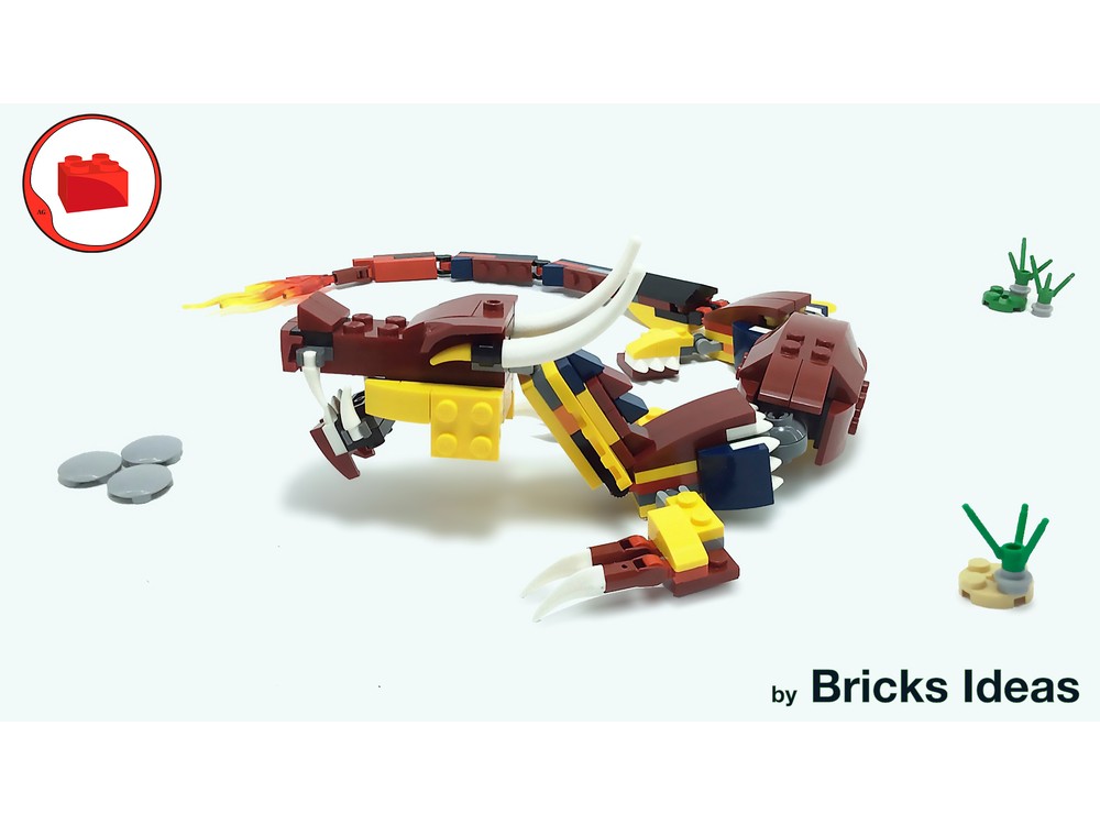 LEGO MOC Dragon MOC - Lego Creator 31102 by Bricks Ideas | Rebrickable ...