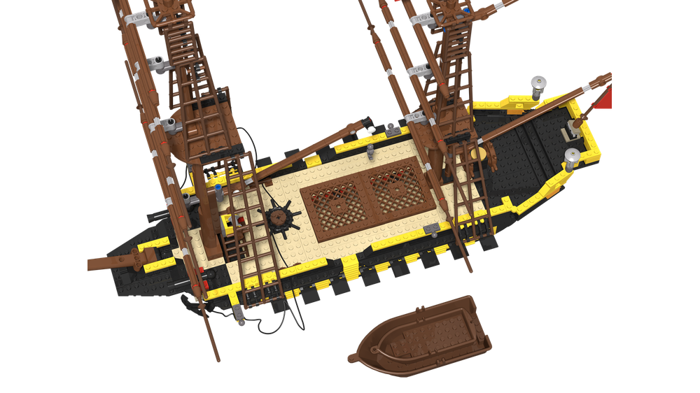 LEGO MOC Sloop by LBBDE | Rebrickable - Build with LEGO