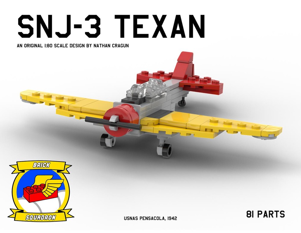 LEGO MOC SNJ-3 Texan by brick_squadron | Rebrickable - Build with LEGO