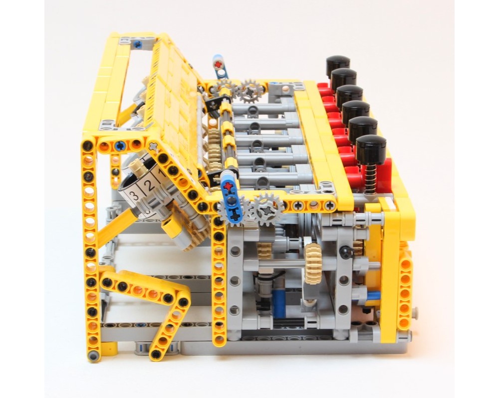 LEGO MOC Mechanical Calculator by Nico71 | Rebrickable - Build with LEGO