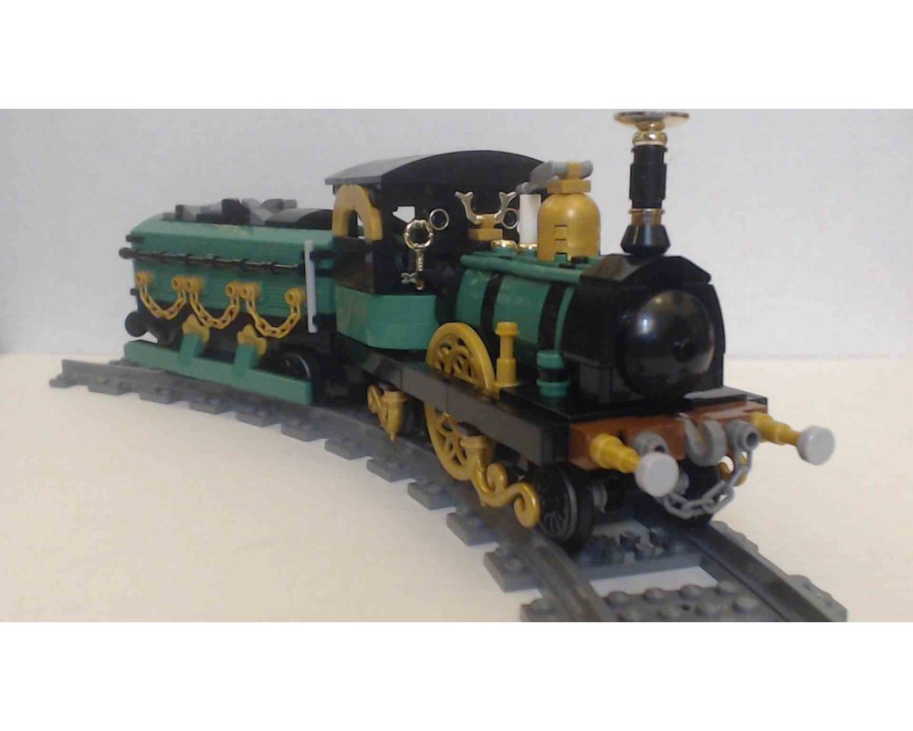 LEGO MOC-44613 Perseverance Steam Locomotive (Train 2019) | Rebrickable ...