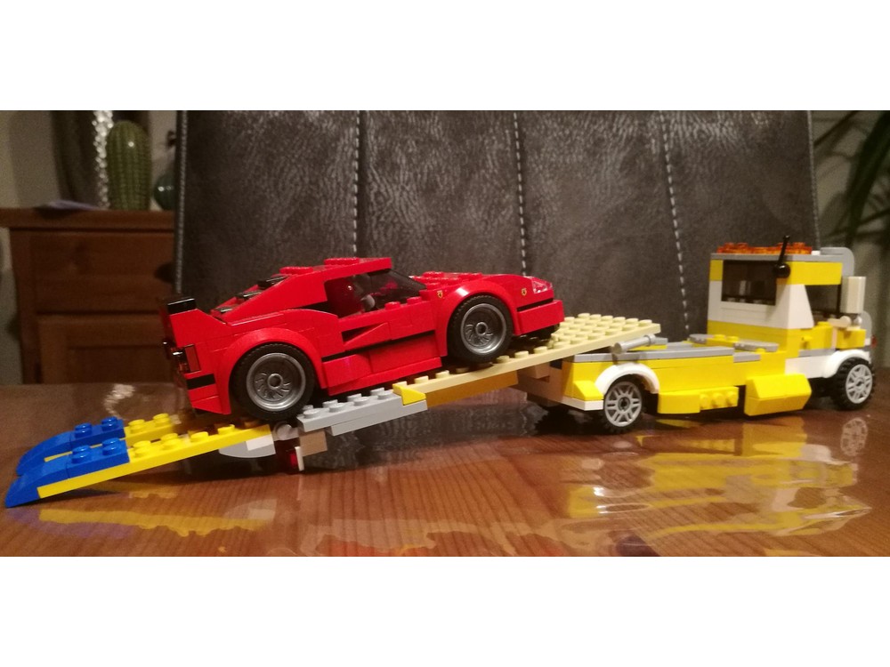 LEGO MOC Car transporter by Fabio_BrickintheWall | Rebrickable - Build ...