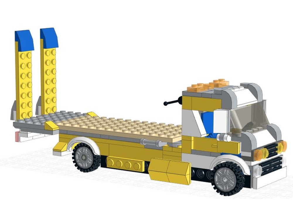 LEGO MOC Car transporter by Fabio_BrickintheWall | Rebrickable - Build ...