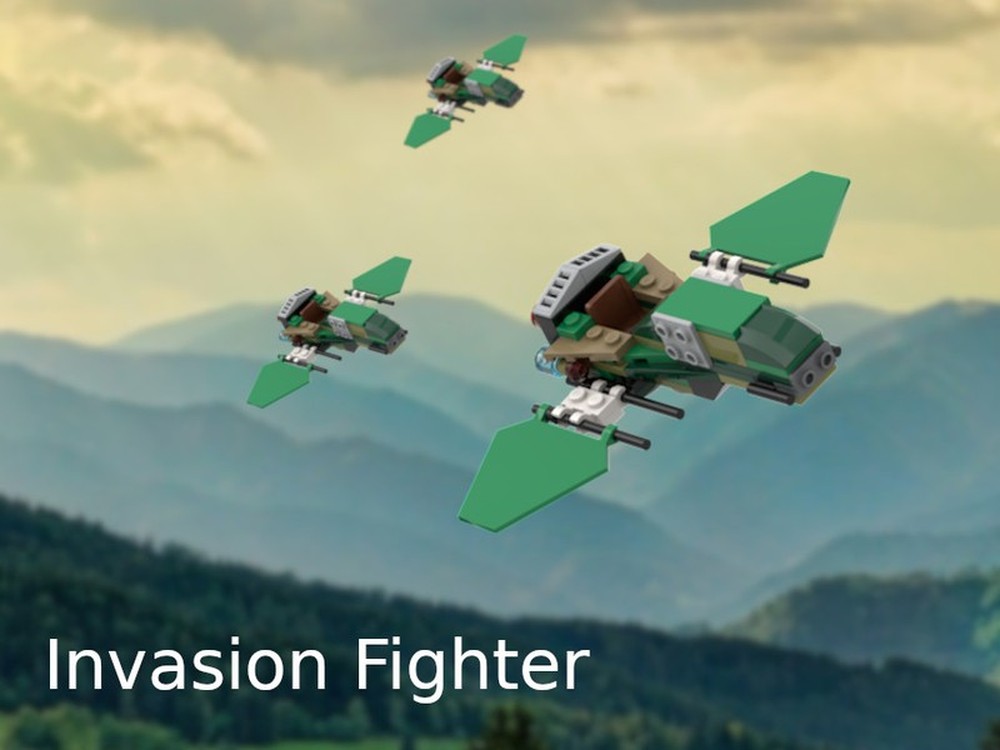 LEGO MOC Invasion Fighter by Trigun0169 | Rebrickable - Build with LEGO