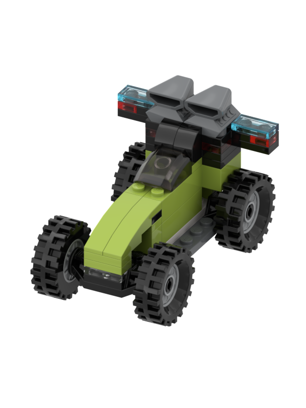 LEGO MOC Fat Tired Racer by Mumulego | Rebrickable - Build with LEGO