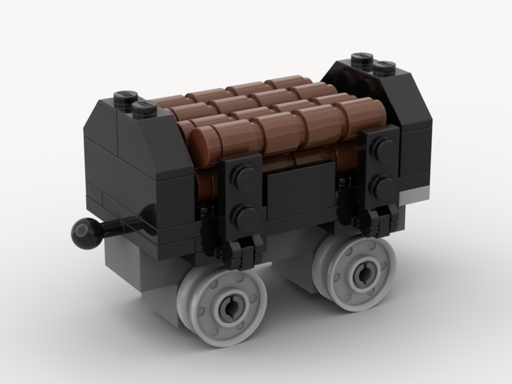 LEGO MOC Wood transport waggon by Chricki | Rebrickable - Build with LEGO