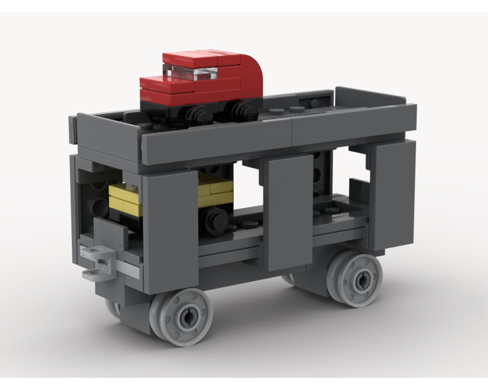 LEGO MOC Car carriage waggon by Chricki | Rebrickable - Build with LEGO