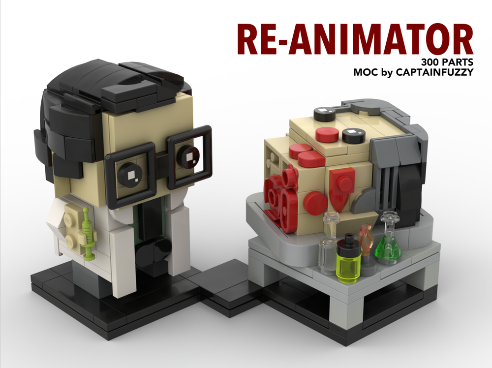 LEGO MOC Re-Animator Brickheadz by Brickdroid | Rebrickable - Build ...