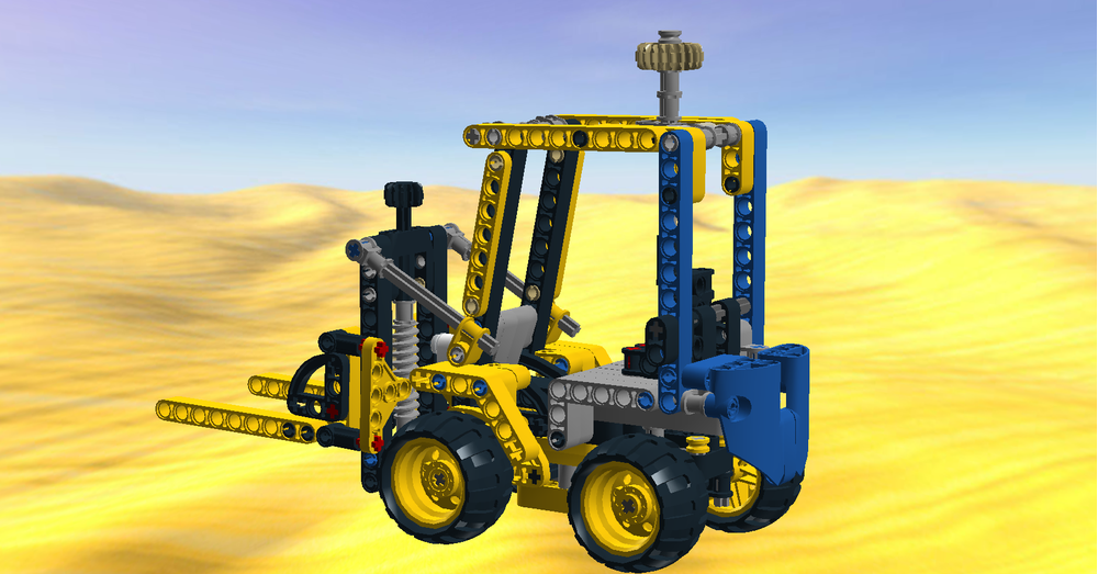 LEGO MOC Forklift (42020 and 42004 combined) by raythu | Rebrickable ...