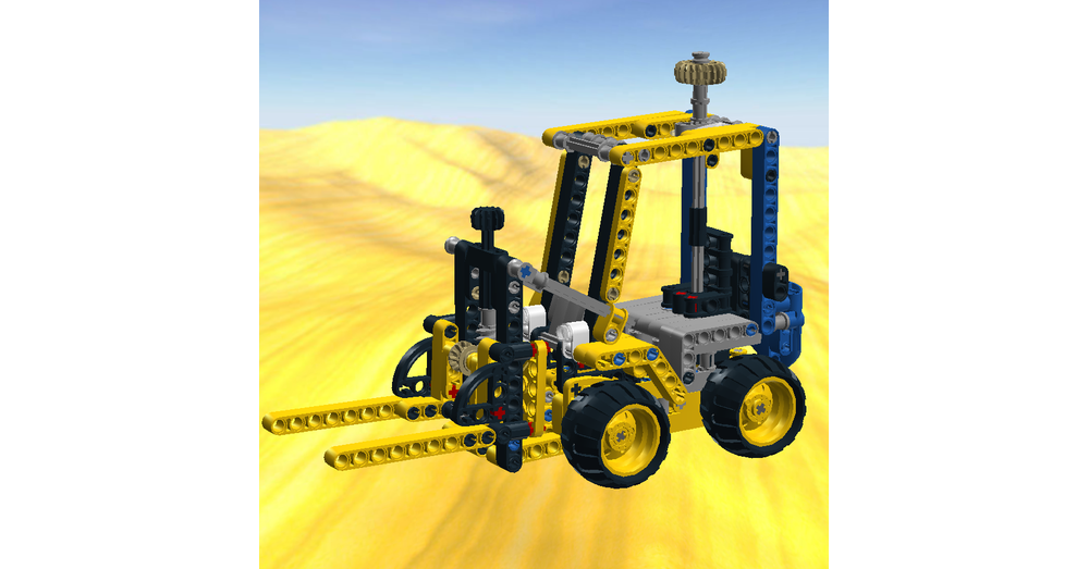 LEGO MOC Forklift (42020 and 42004 combined) by raythu | Rebrickable ...