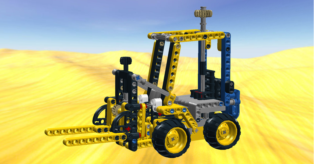 LEGO MOC Forklift (42020 and 42004 combined) by raythu | Rebrickable ...